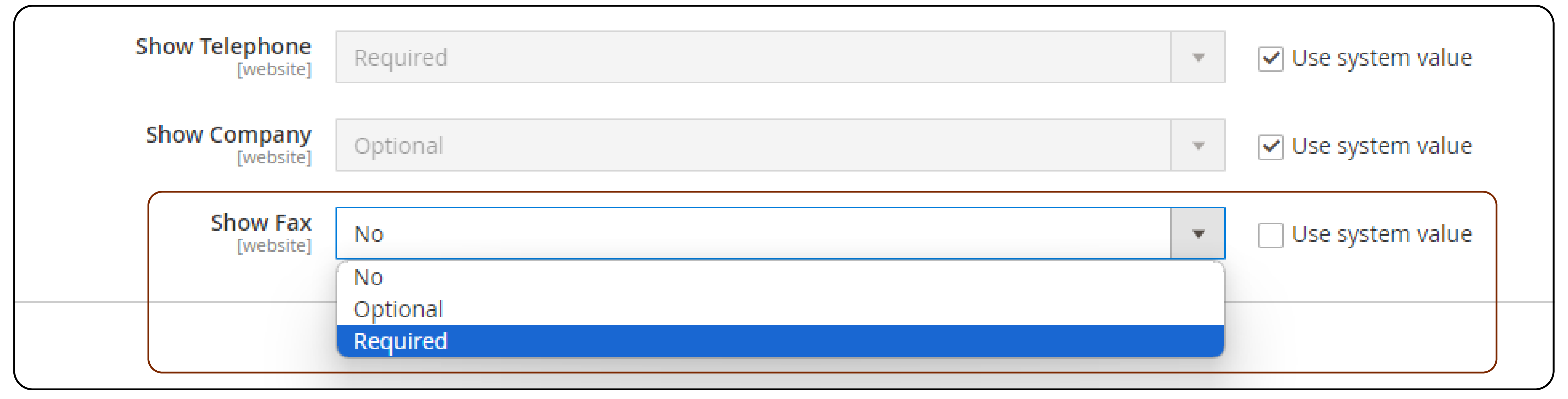 Method to Display Fax Field in Magento 2?